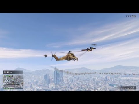 The Savage Helicopter and it's brutal explosive cannon | GTA Online ...