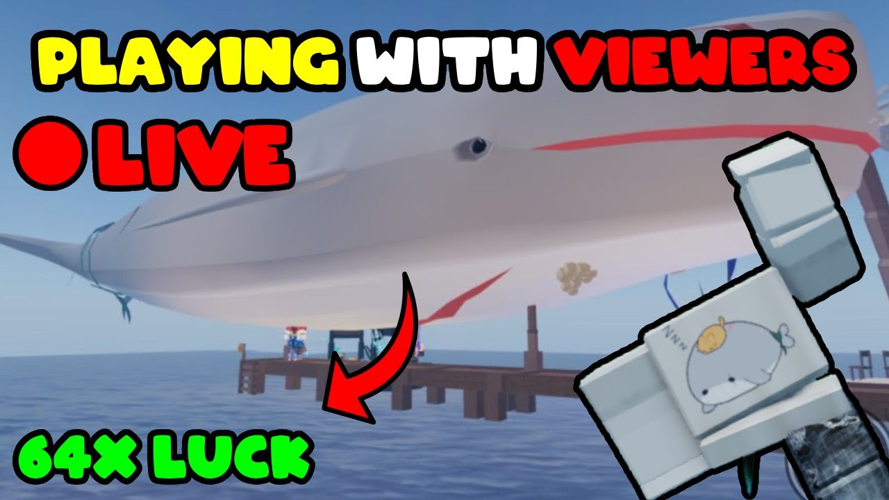 Playing Fisch live with viewers / MASSIVE NEW FISCH UPDATE OUT NOW ...