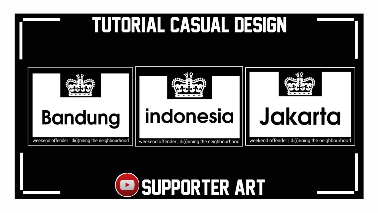 CARA MEMBUAT DESIGN LOGO WEEKEND OFFENDER DI ANDROID || SPEZIAL DESIGN ...