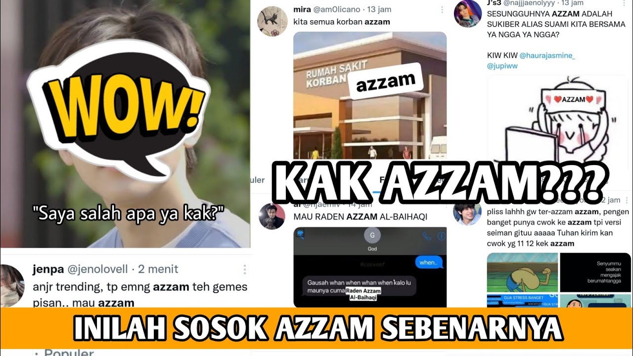 AZZAM TRENDING TWITTER #azzam - YouTube