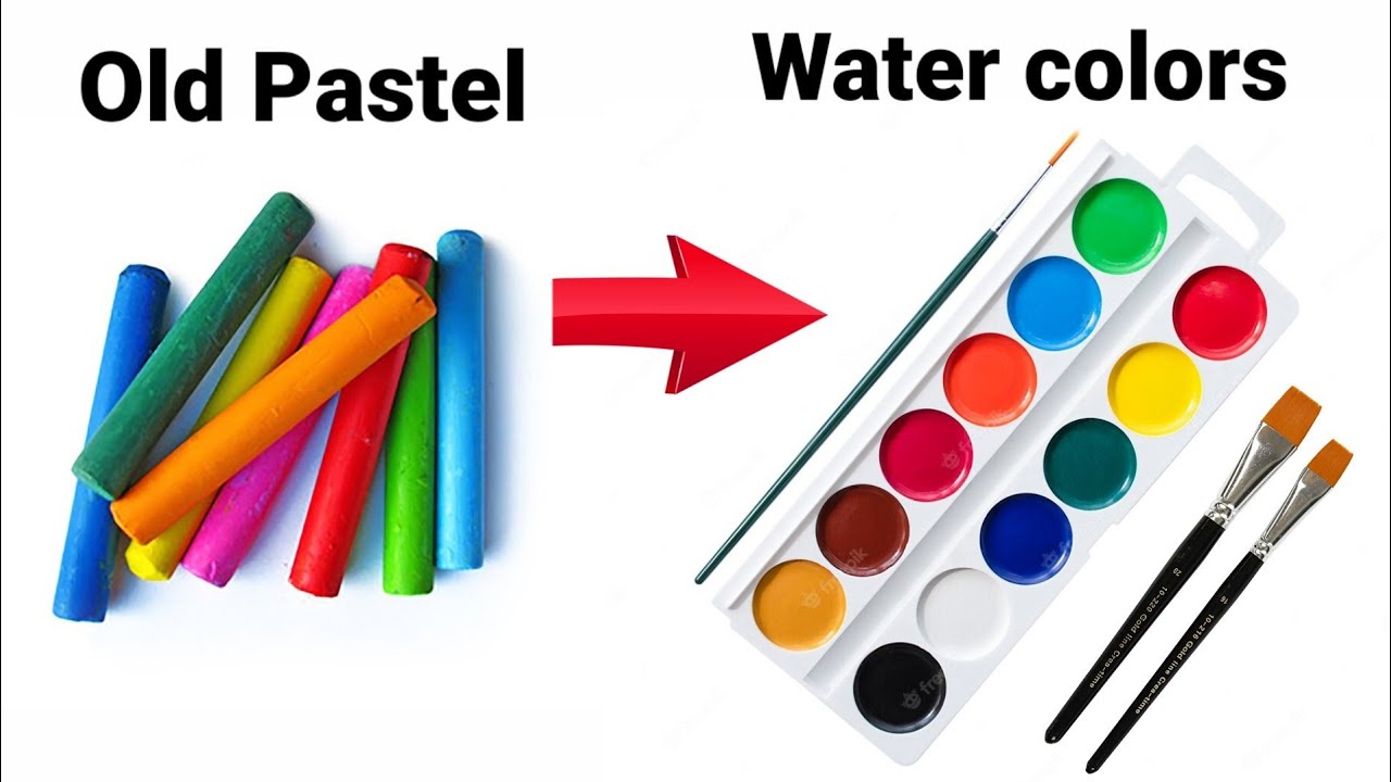 How to make Water Colour at home/homemade Acrylic paint colour/homemade ...