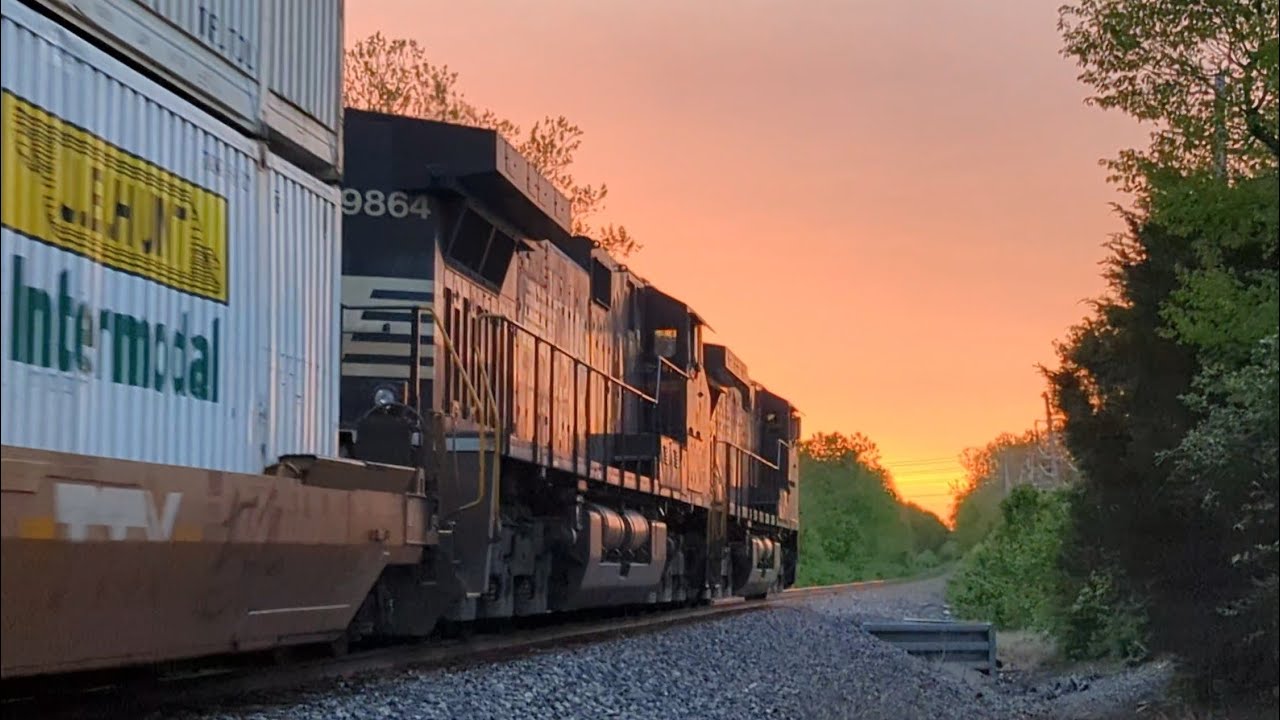 NS 219 With Crazy Hornshow At Sunrise! - YouTube