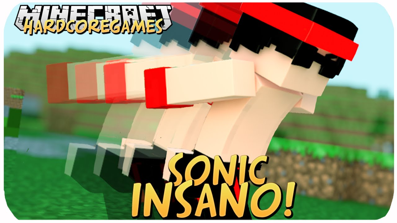 HARDCOREGAMES: KIT SONIC INSANO?!! - MINECRAFT - YouTube