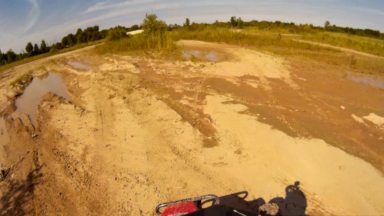 TRX250R with Big bore 295 vid 2 - YouTube