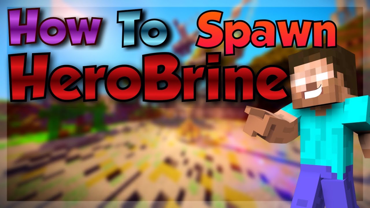 How To spawn Herobrine in Minecraft Pocket Edition (machinima) - YouTube