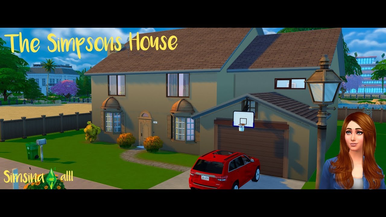The Sims 4 - Speed Build - The Simpsons House (parte 1) - YouTube
