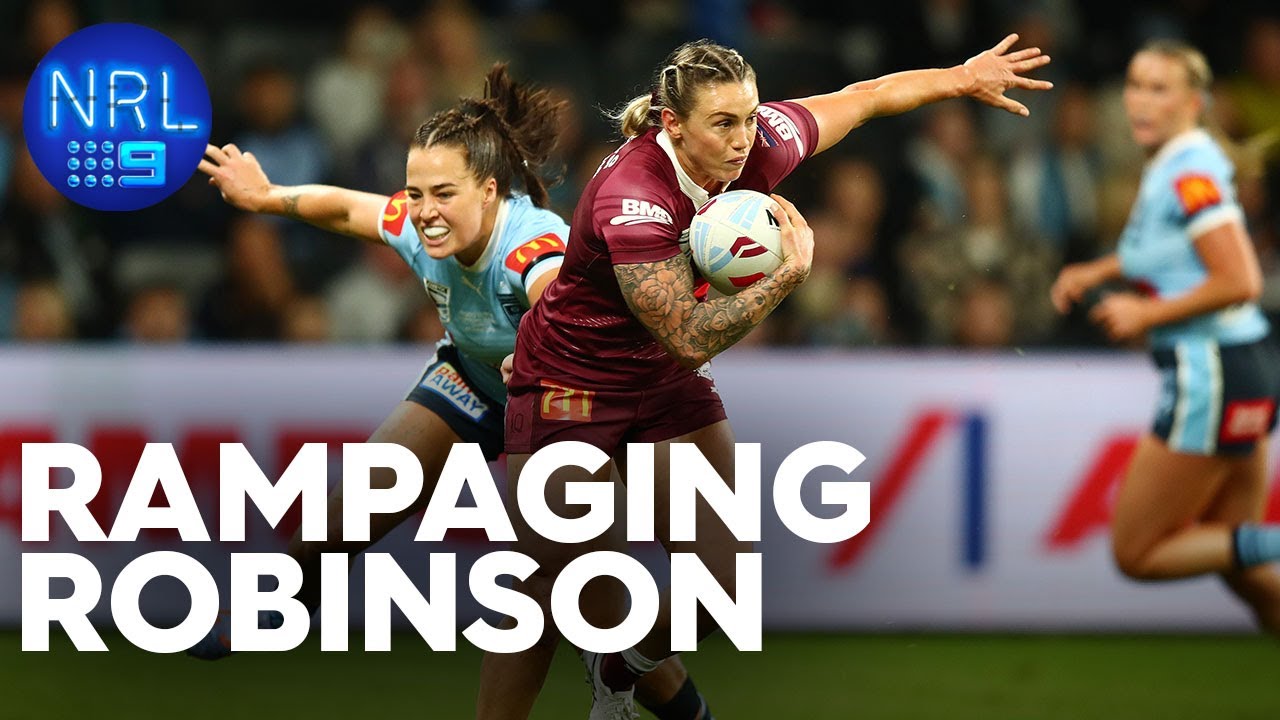 Best of Julia Robinson 2023 Women's State of Origin Game I | NRL on ...