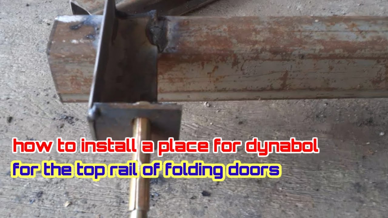 jarang di publikasikan cara buat tempat baut dynabol Rel atas top rail ...