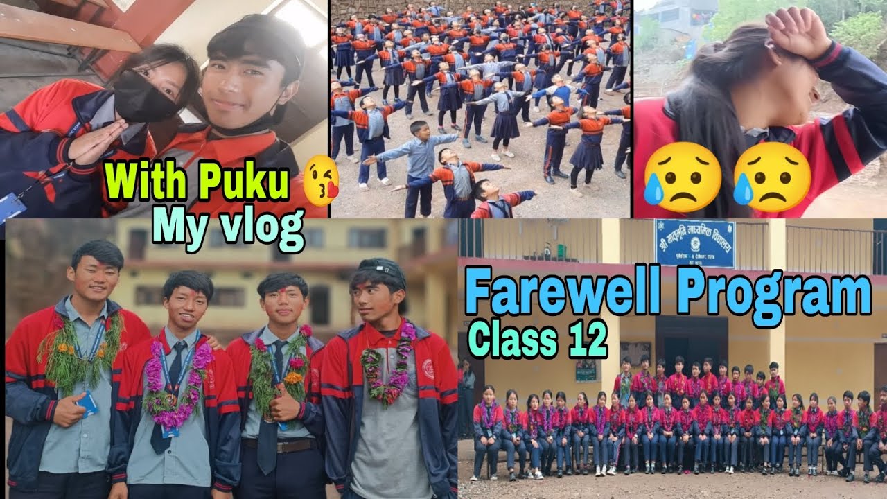 Class 12 Farewell Program || My Vlog ...🤟 - YouTube
