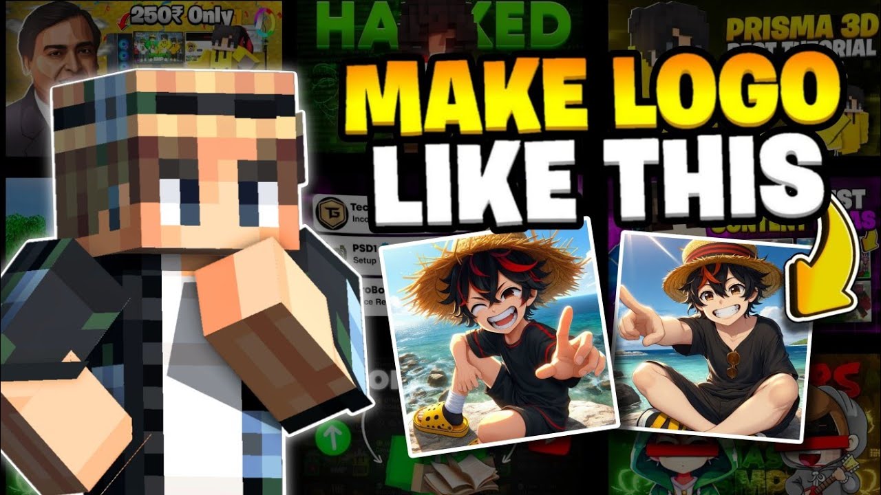 🤯Create Next-Level Minecraft Logo Animation Using AI! (Best Result)🚀🔥 ...
