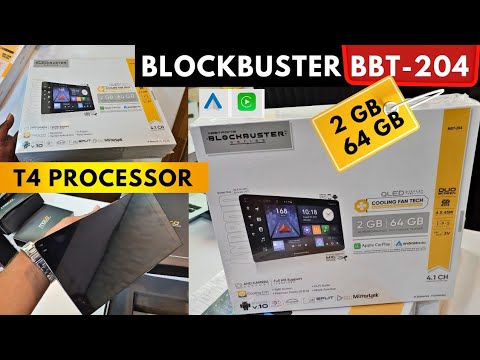 Blockbuster "BBT-204" Android 2+64 GB | T4 Processor | Car Play ...