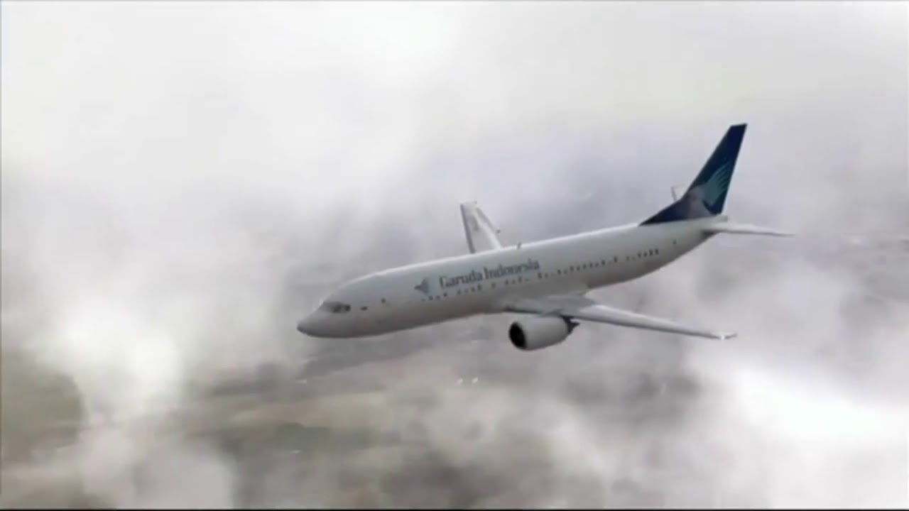 Garuda Indonesia flight 200-Crash Animation - YouTube