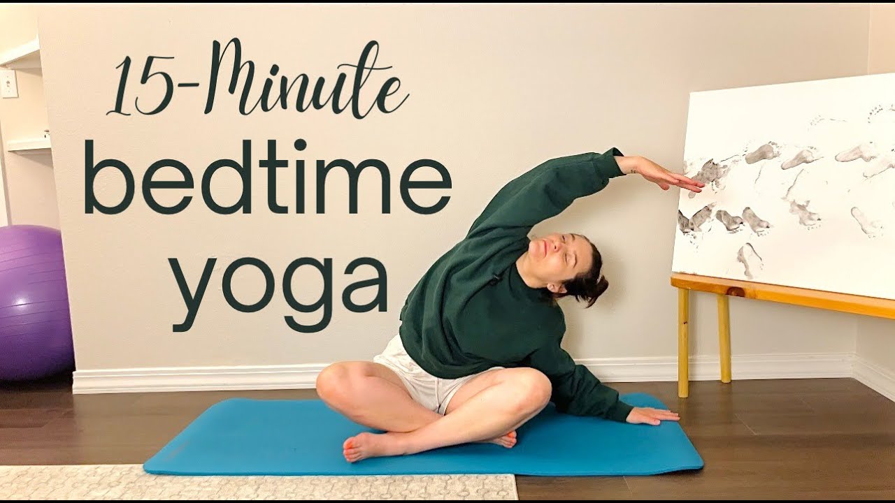 15-Minute Gentle Yoga for Better Sleep | Beginner-Friendly, Easy Yoga ...