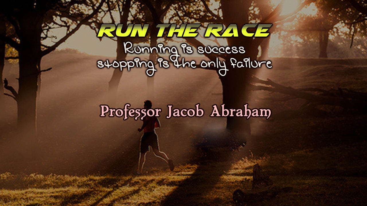 Run the Race (Christian motivational sermon in English) - YouTube