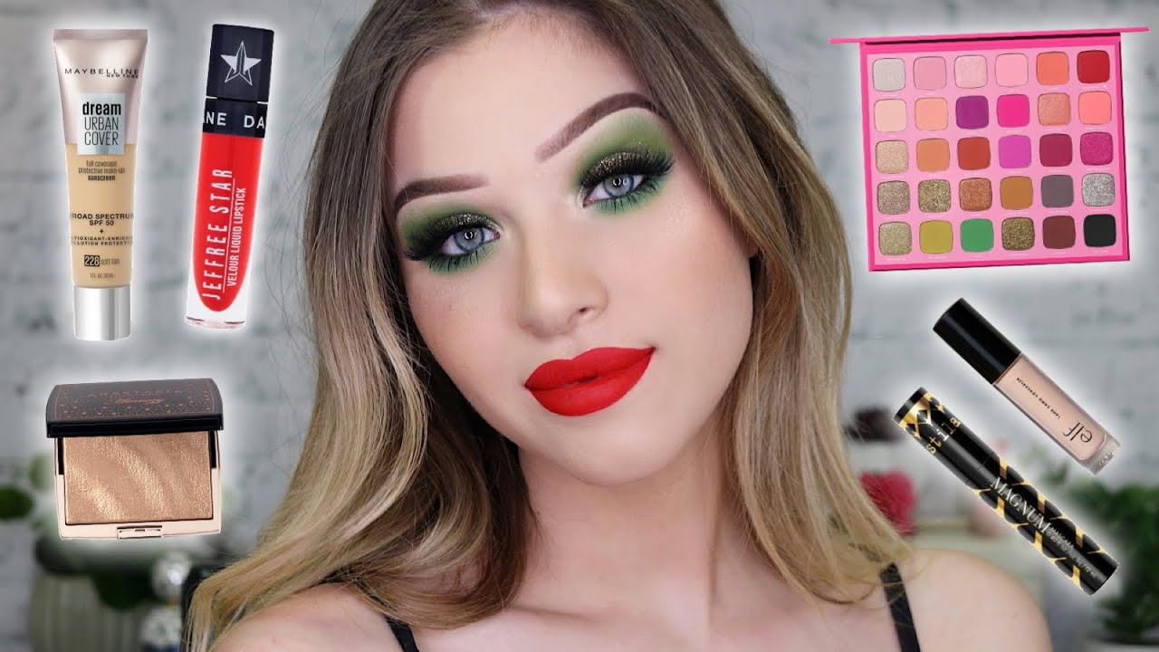 Christmas Exploded On My Face Makeup Tutorial + Get Ready With Me - YouTube