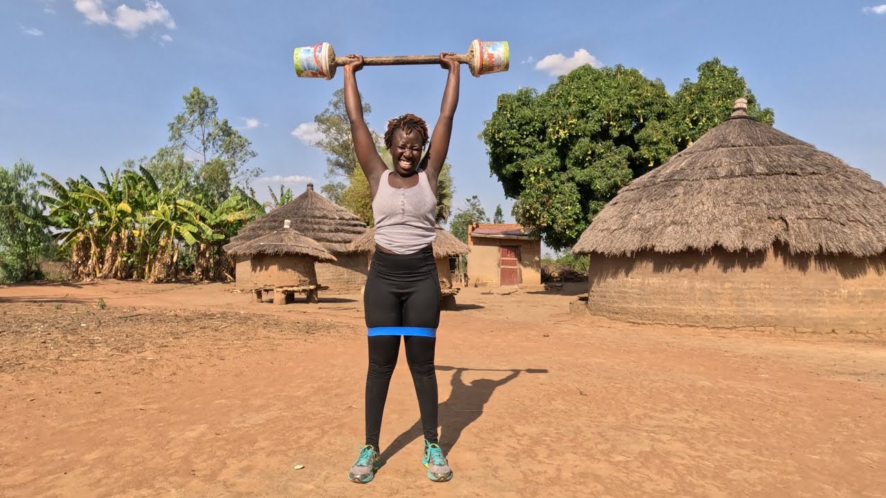 WORKOUT IN MY AFRICAN VILLAGE /// INTENSE// African village living ...