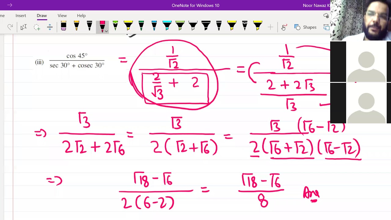 Trigonometry I Class 10 Maths I Chapter 8 I Exercise 8 2 I Question 1 I trigonometry-i-class-10-maths-i-chapter-8-i-exercise-8-2-i-question-1-i
