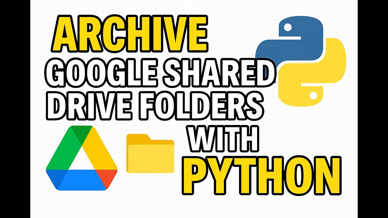 Automate Google Drive Folder Organization with Python + Google API - YouTube