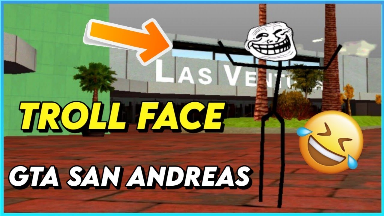 How To Download Troll Face Skin Mod 🤣 (Gta San Andreas) - YouTube