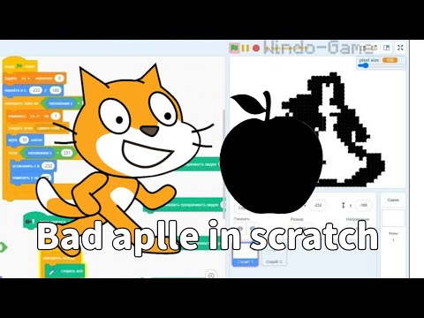 Bad apple!!! Touhou in scratch - WindoGame - YouTube