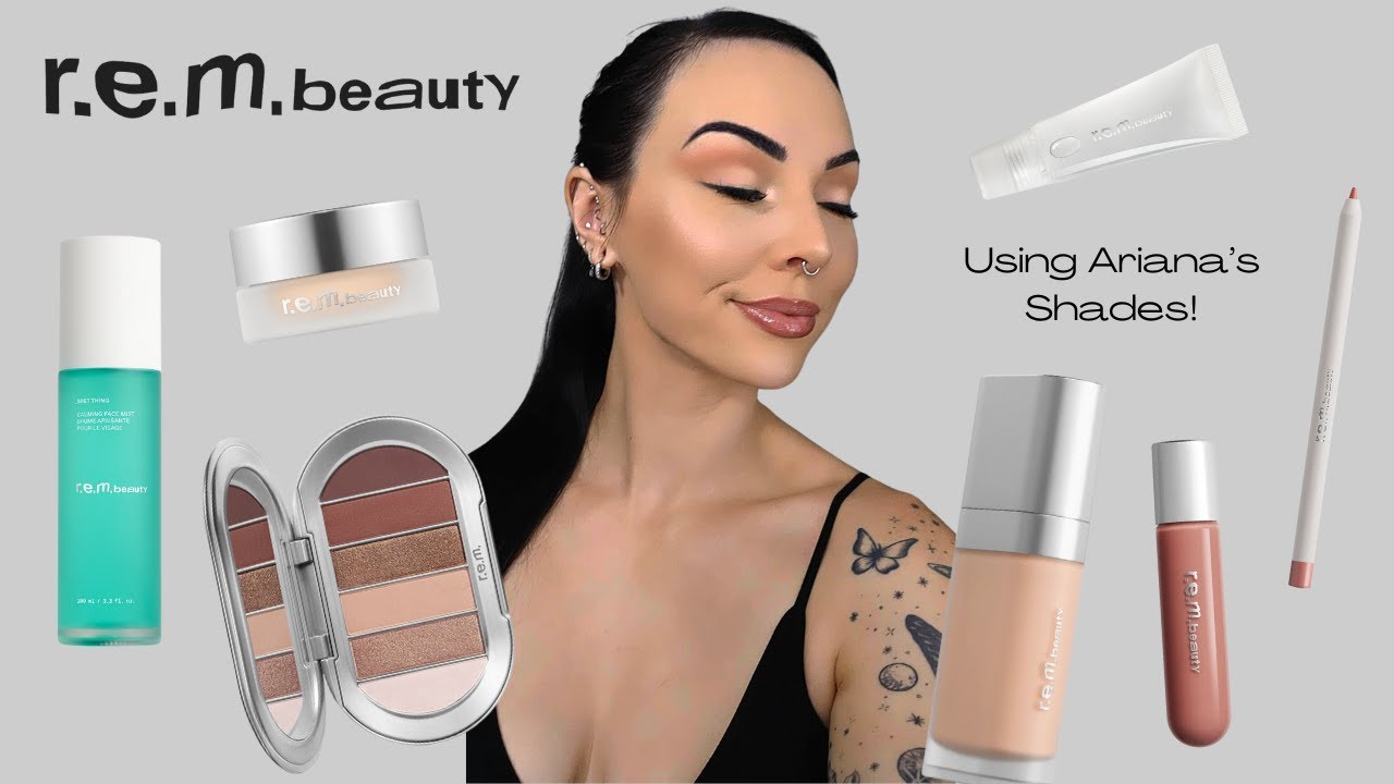 R.E.M Beauty *NEW* Products Tutorial & Review | Using The Same Shades ...