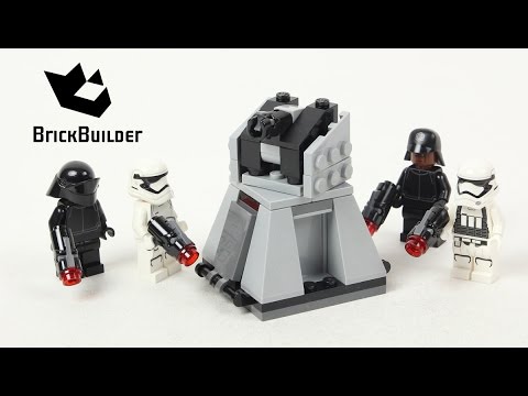 Lego Star Wars 75132 First Order Battle Pack - Lego Speed Build - YouTube