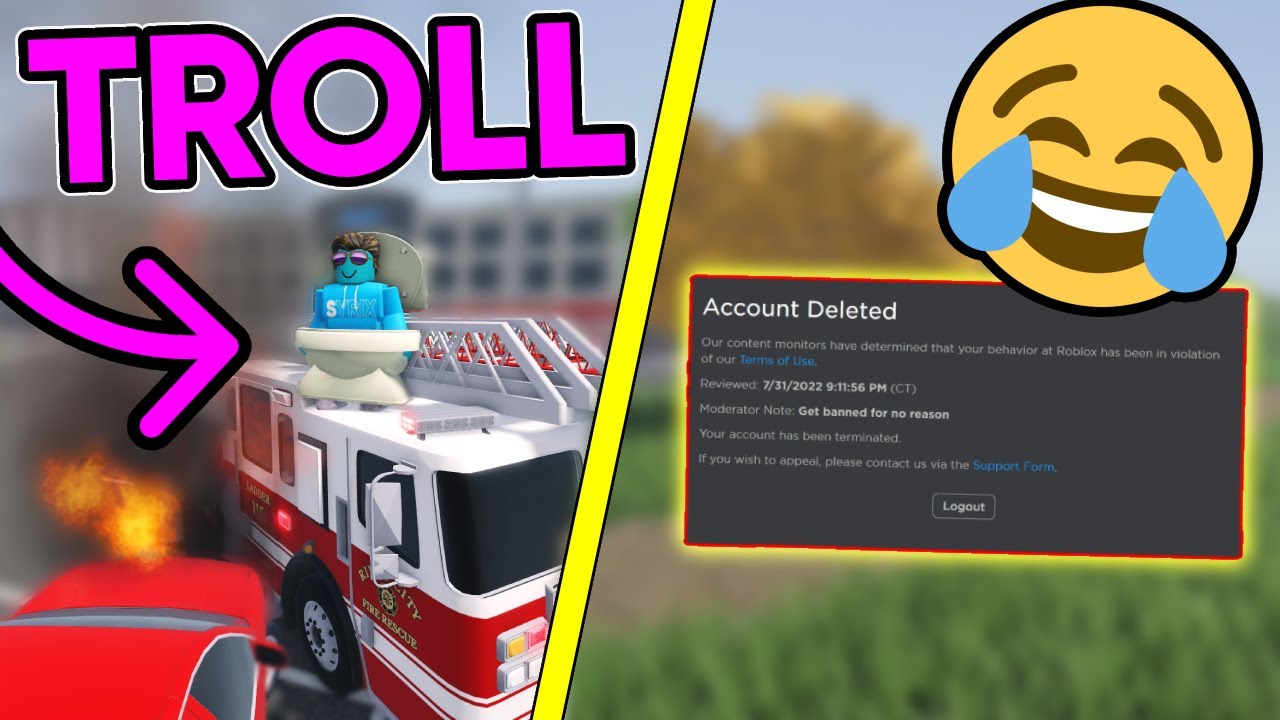 TROLLING till I’m BANNED in ERLC Roblox! (Emergency Response Liberty ...