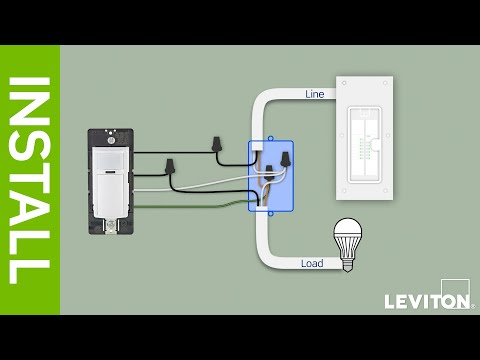 How To Install A Leviton Ceiling Motion Sensor Light Switch