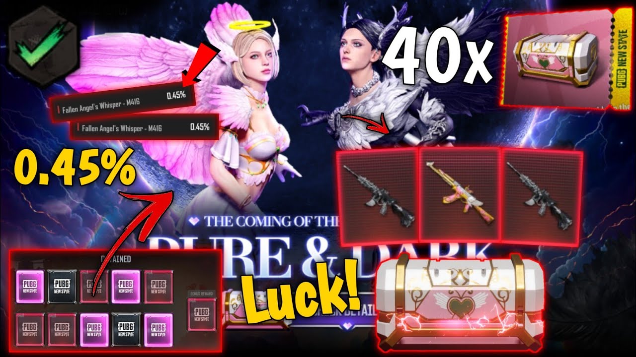 ANGEL MYTHIC! M4 😱 I GOT || ANGEL TWINS CRATE OPENING - 40 CRATE ...