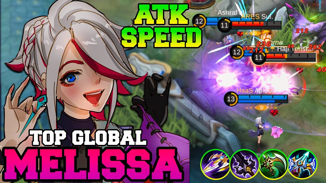 Melissa Best Build 2023 !! MLBB Melissa Gameplay Emblem Top 1 Global ...