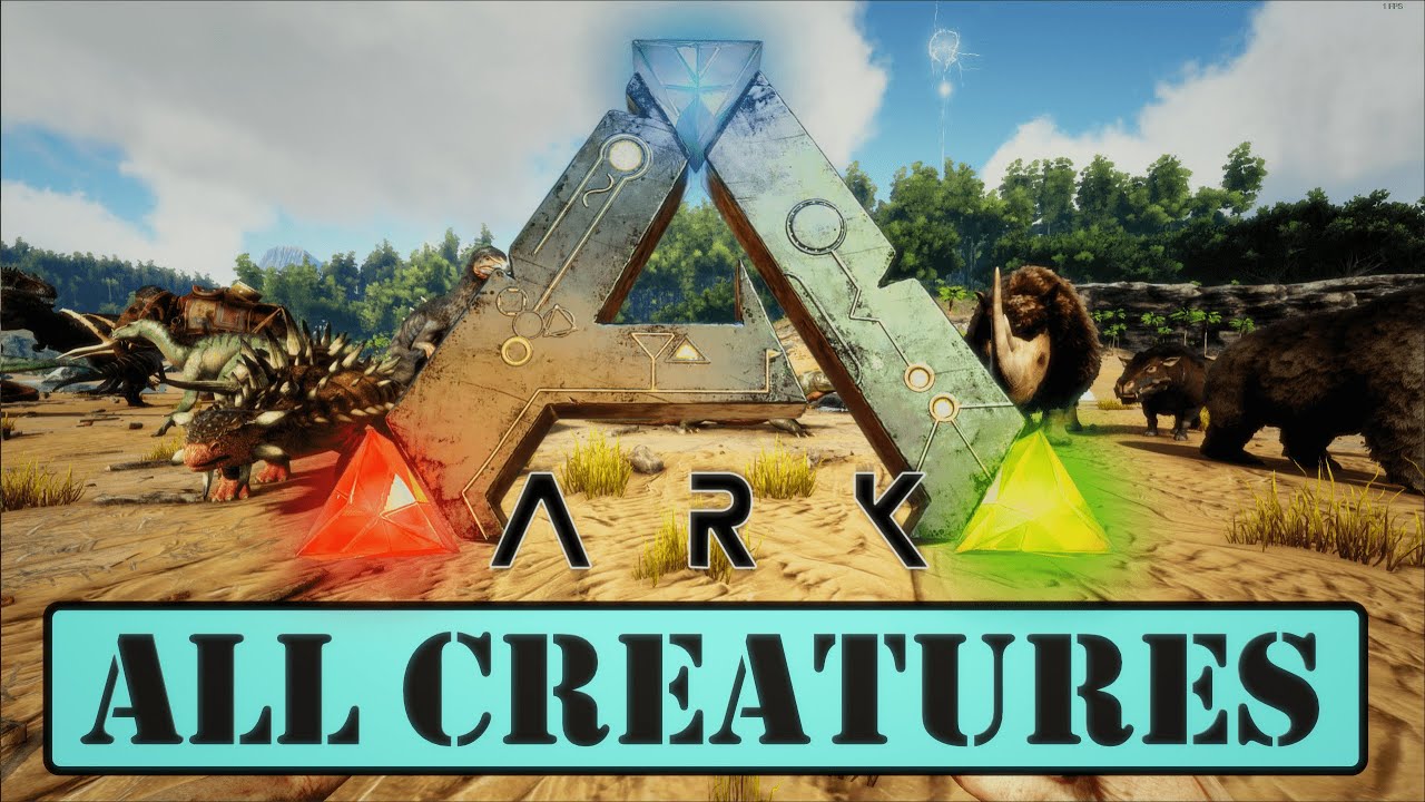 ALL MEDIUM CREATURES | ARK: Survival Evolved | Remastered - YouTube
