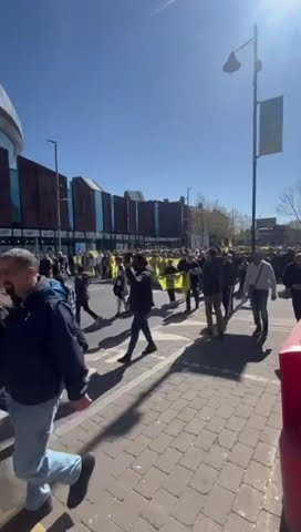 Levy out! Tottenham fans protesting against levy before the Tottenham ...