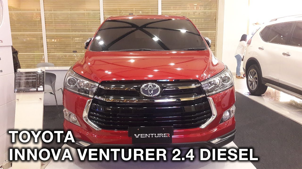 Toyota Innova Venturer 2.4 Diesel 2017 - Exterior and Interior - YouTube