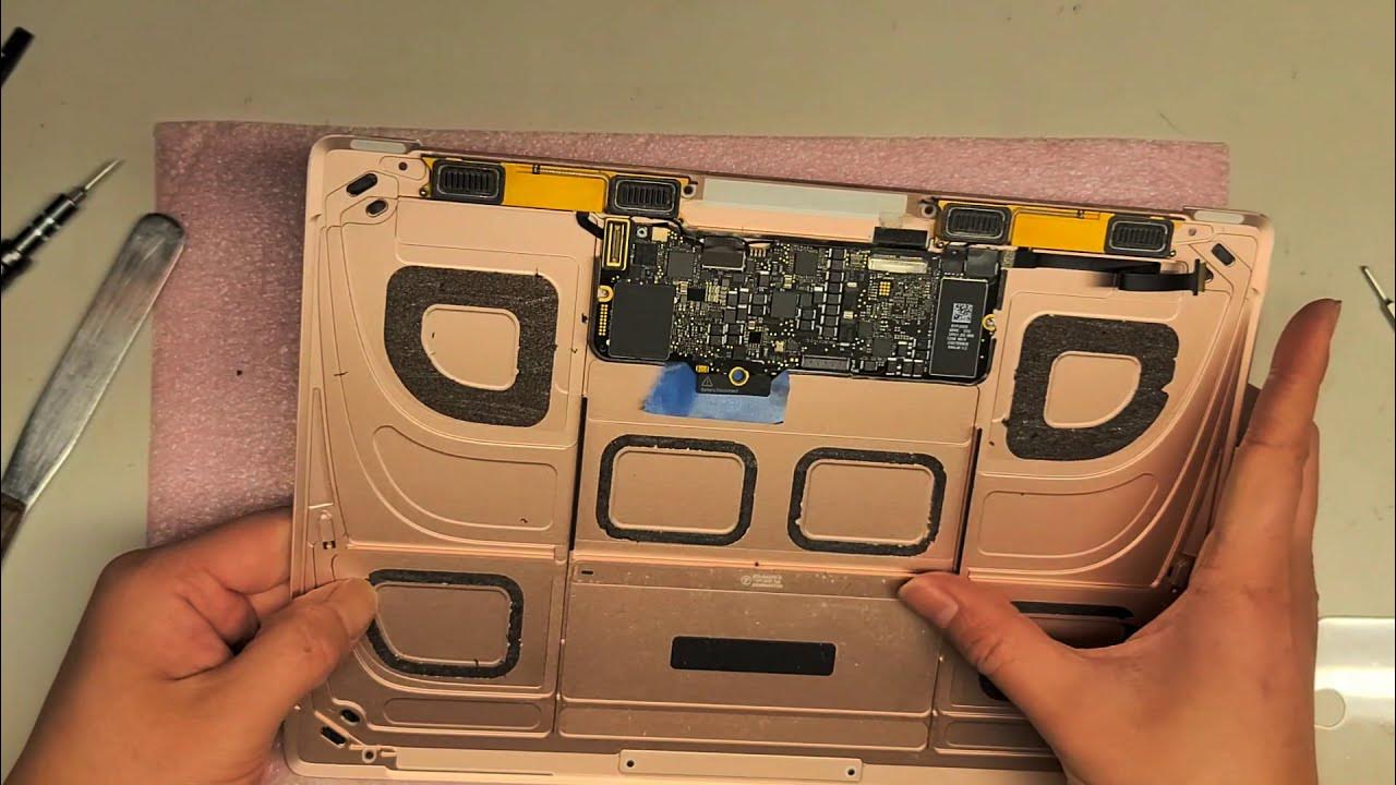 MacBook A1534 Early 2015 2016 Mid 2017 Disassembly Battery Replacement Repair How To - YouTube