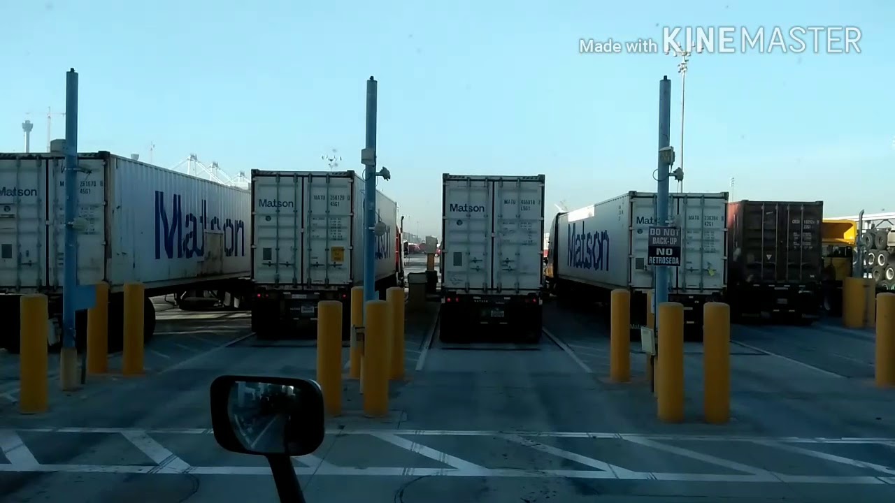Matson Long Beach port - YouTube
