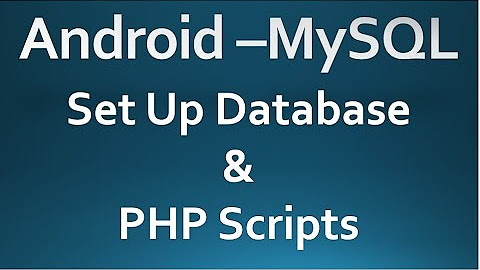 Android MySQL Database Tutorial - YouTube