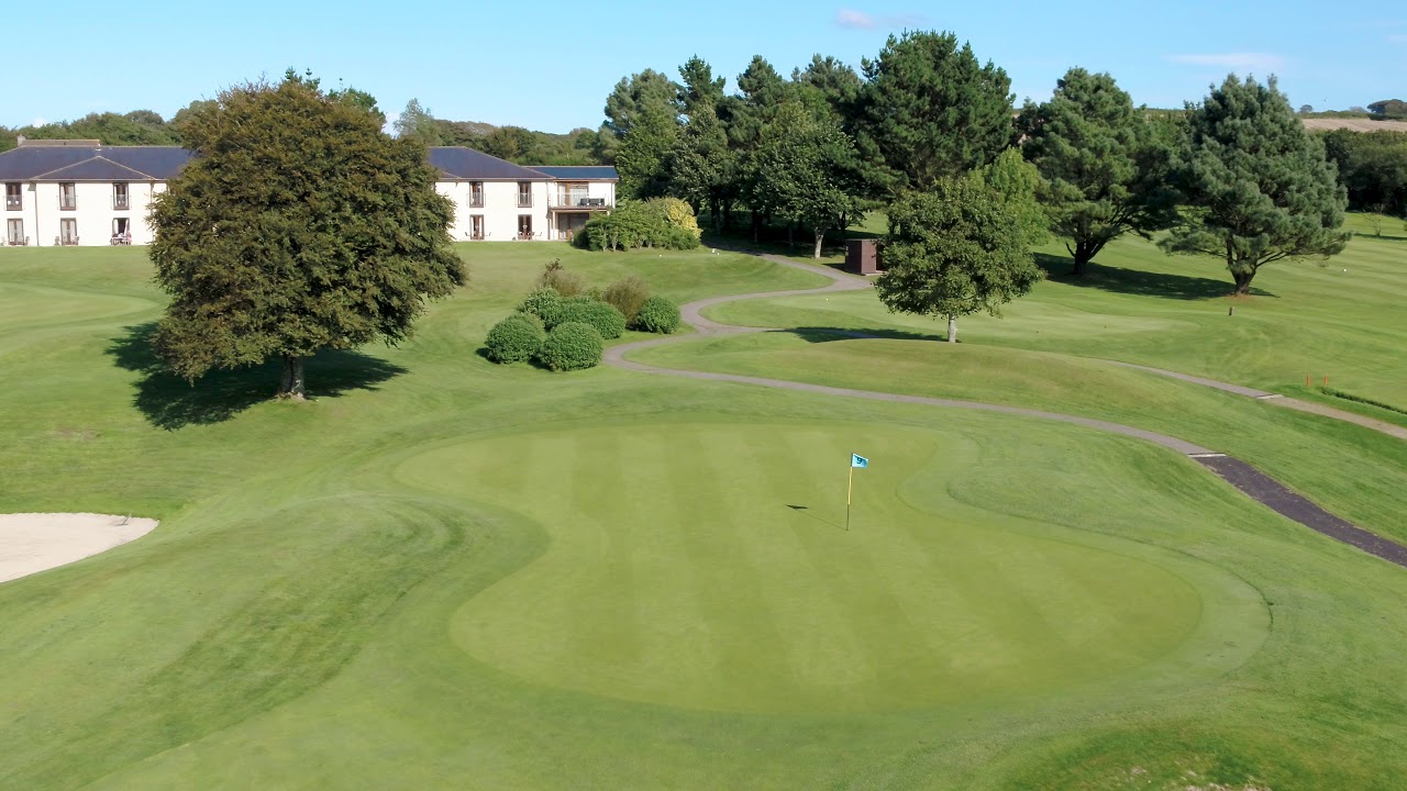 Lanhydrock Hotel and Golf Club Hole 9 - YouTube
