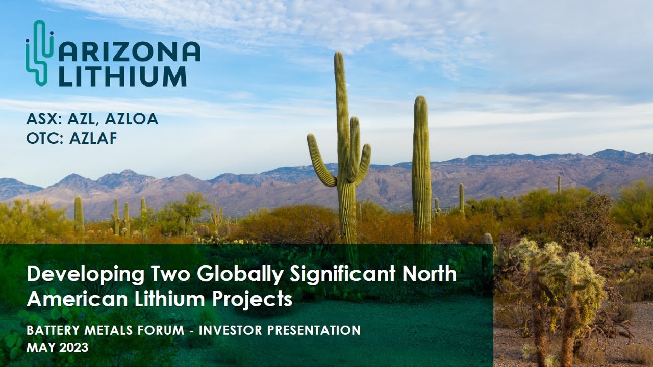 Arizona Lithium (ASX:AZL) - Broker Briefing Battery Metals Forum ...