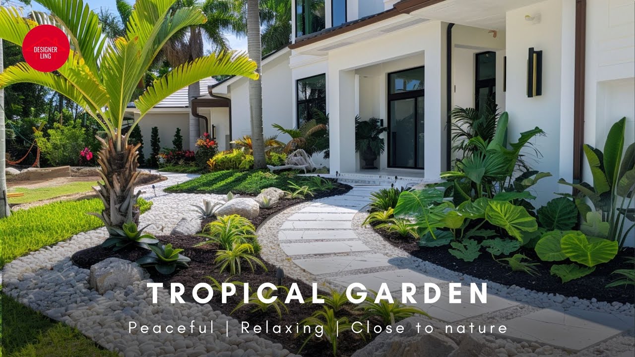 Create a Vibrant Tropical Entrance for Your Home - YouTube