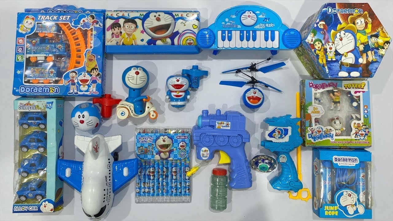 My Latest Cheapest Doraemon toys Collection, Doraemon Train, Doraemon ...