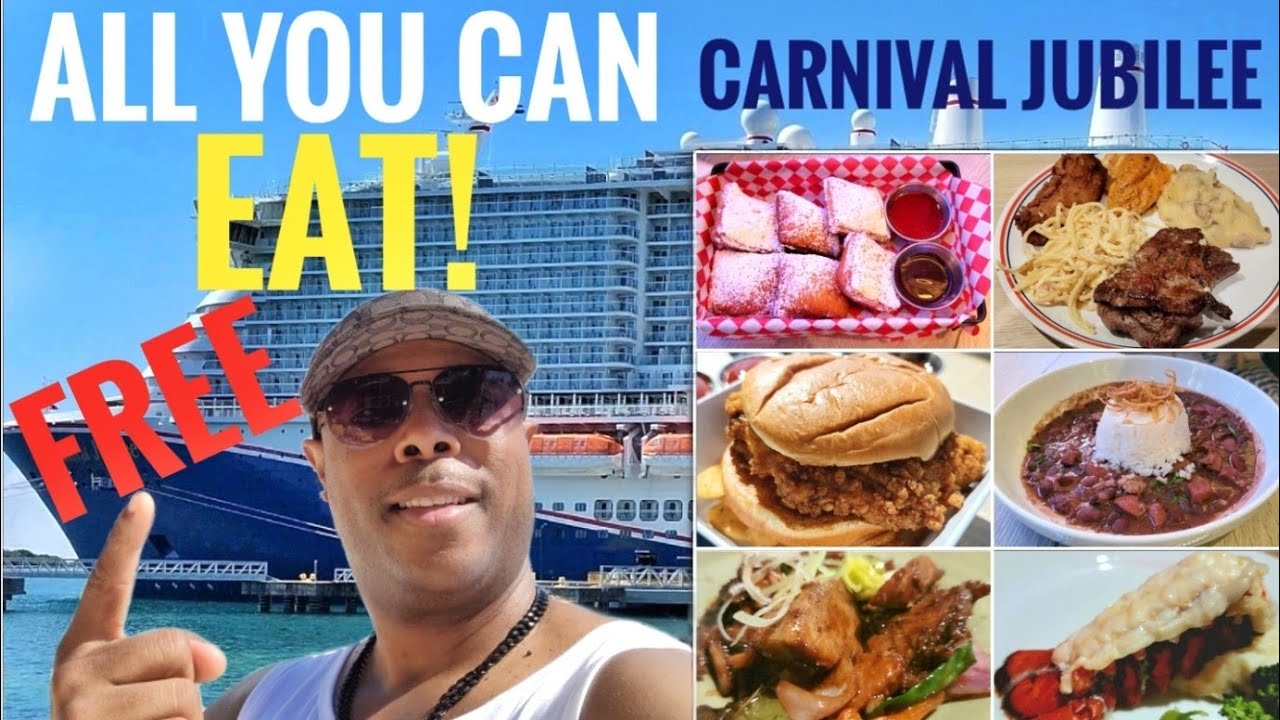 "IT'S A FOOD LOVERS EXTRAVAGANZA; ONBOARD CARNIVAL JUBILEE" - YouTube