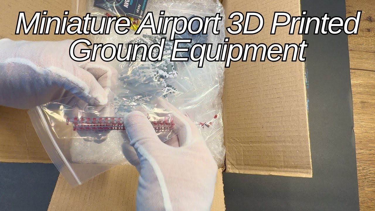 Ground Equipment Miniature Airport 3D Printed Parts - YouTube