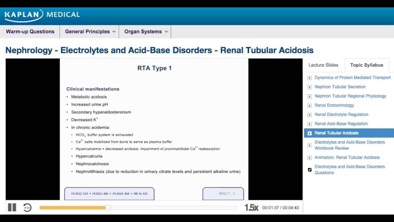 Step 1 High Yield - Nephrology: Renal Tubular Acidosis - YouTube