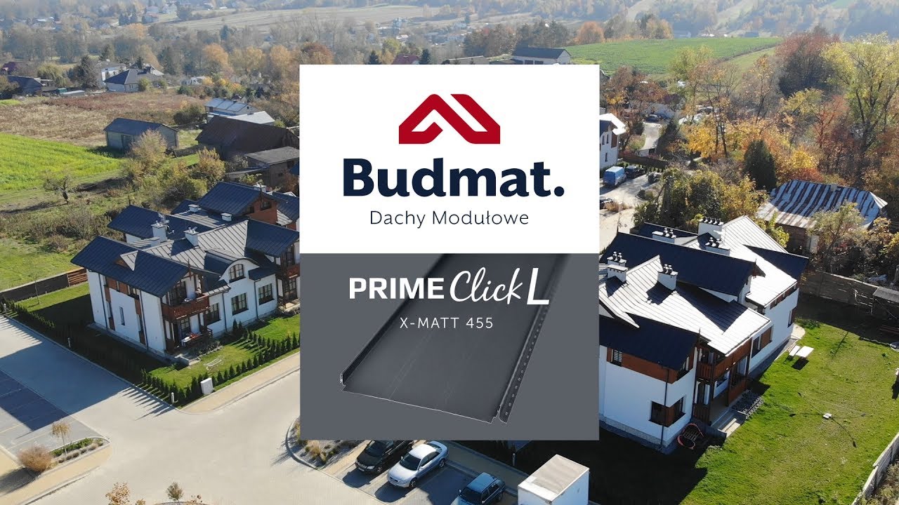 Budmat Prime Click L roof panel X-Matt 455 - YouTube