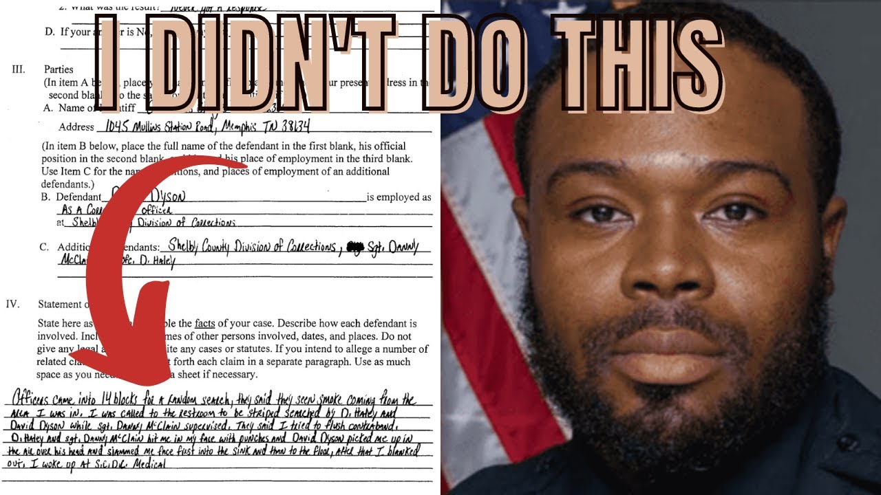 Memphis Police Officer Demetrius Haley Claims He Didn't Commit Prior ...