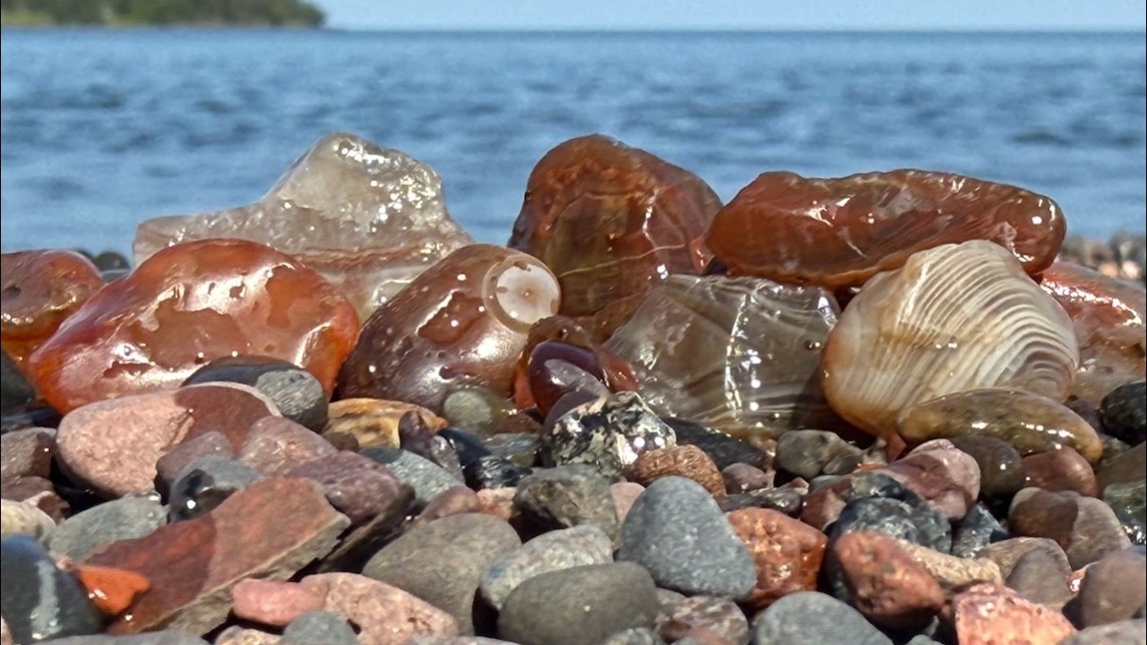 Agate Hunting 3 Minnesota Beaches with 1 Waterfall Stop Along the Way ...