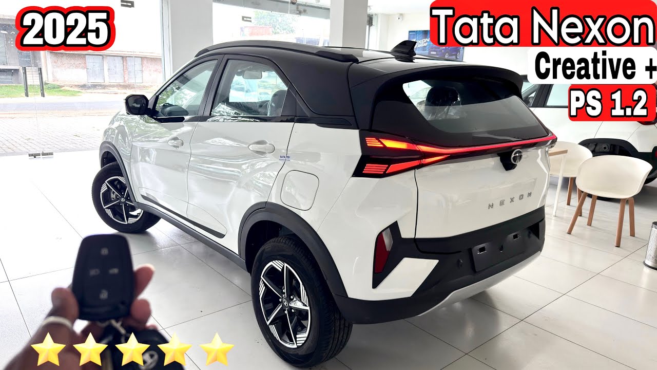The All New Tata Nexon Creative Plus PS 2025 Model ₹Price Mileage ...