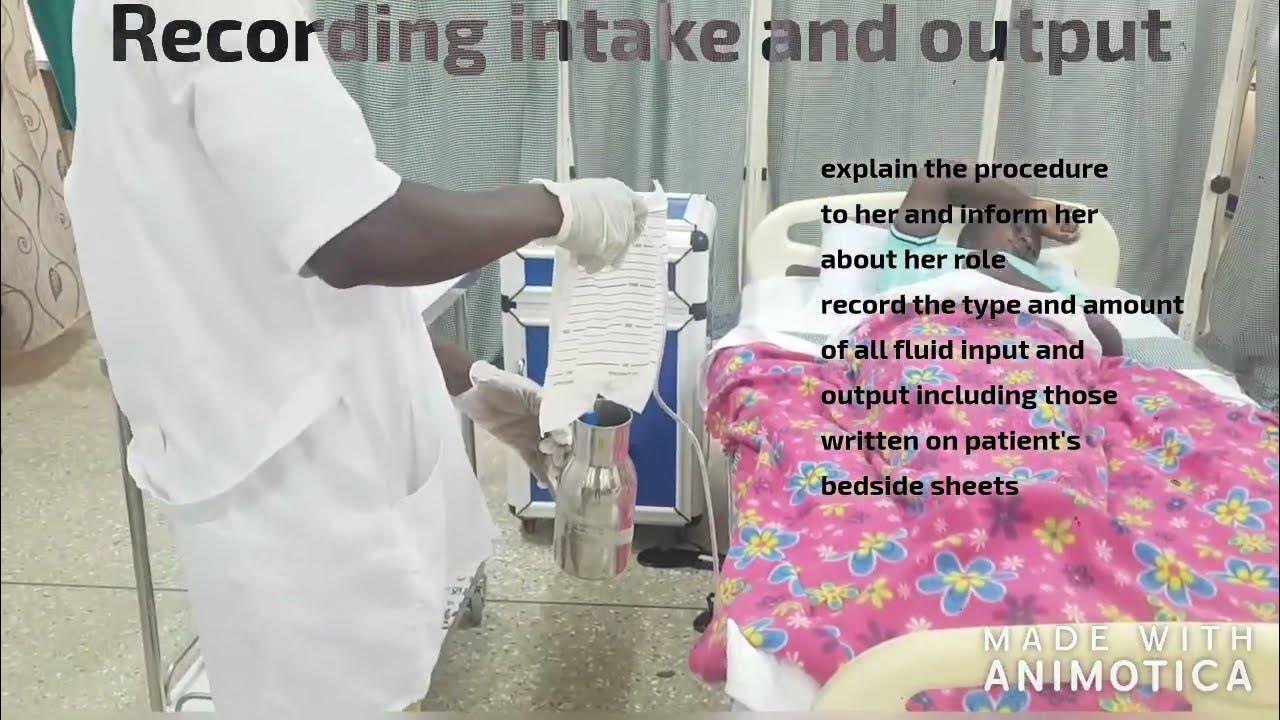 recording intake and output @nursingart247 - YouTube