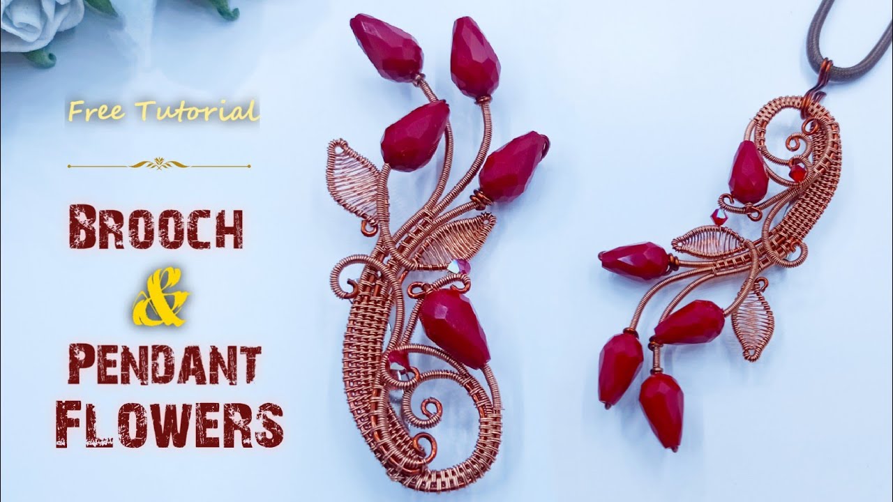 Wire Flower - Wire Jewelry Making Tutorials - YouTube