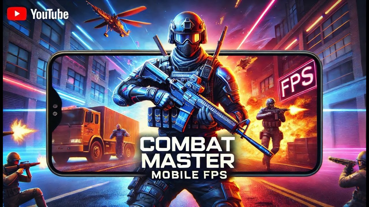 Катка Combat Master Mobile FPS. Басейн. Командна битва - YouTube